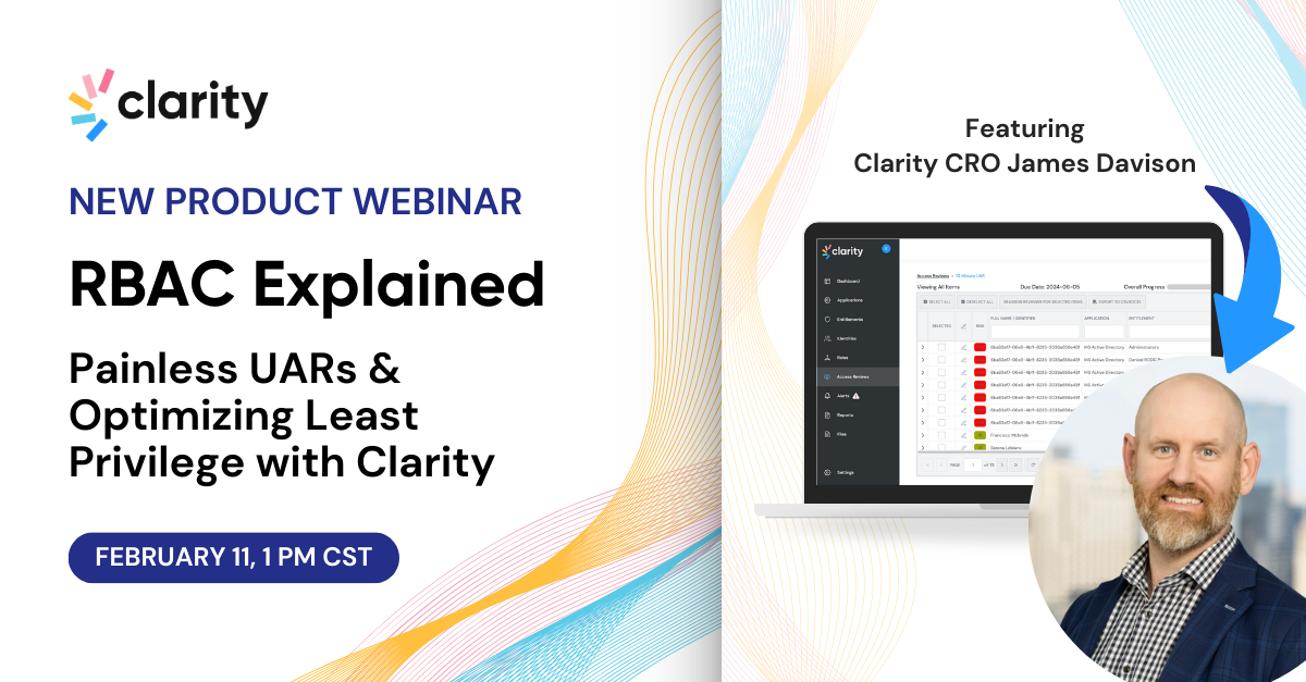 On-Demand Webinars & Demos | Identity Governance | Clarity Security